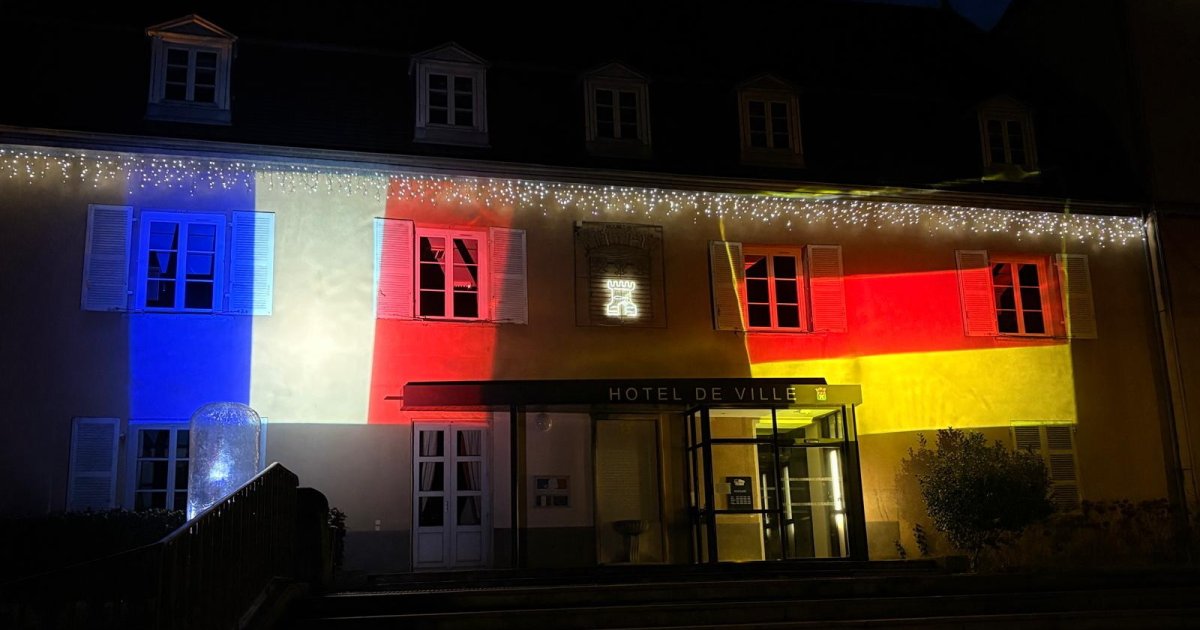 Illumination der Rathäuser Hungen und Saint Bonnet | Hungen die ...